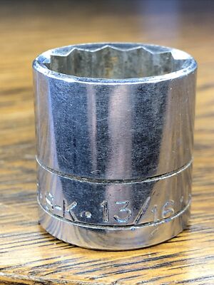 S-K Tools 13/16in Chrome Socket 3/8 Drive SK Tools 13/16" USA | eBay