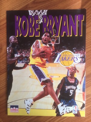 Kobe Bryant Starline pocket folder Los Angeles Lakers NBA 1998 Black ...