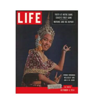VTG Life Magazine October 4, 1954 Wiwan Woraran: Wellesley Girl and U.N ...