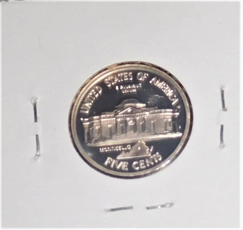 RARE 1938 Proof Pattern Jefferson Nickel Five Cents Monticello Sterling ...