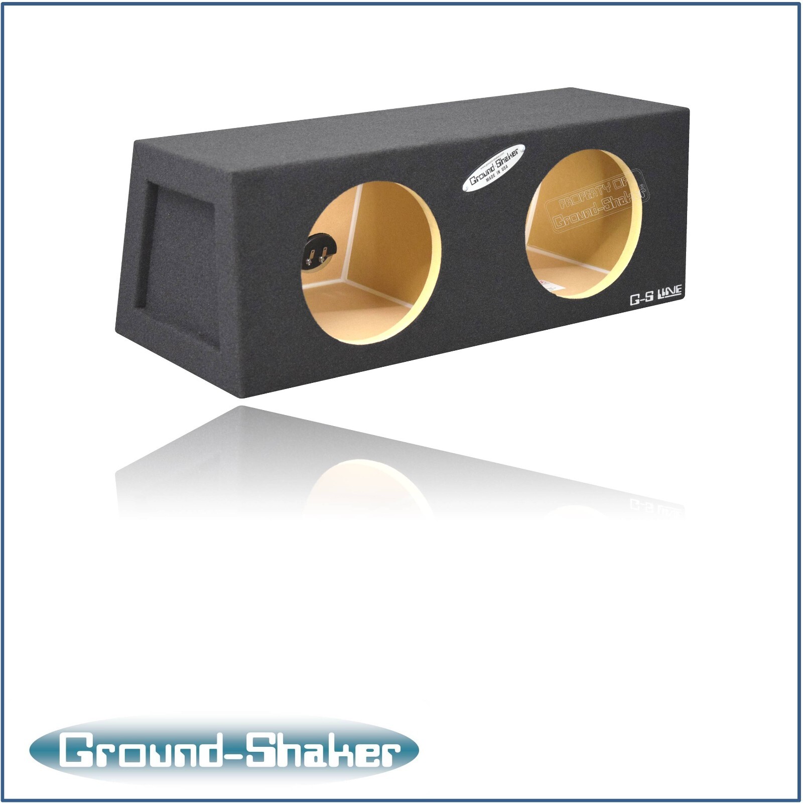 8" Dual Sealed Mid-Size Hatchback Sub Box 8" Ground-Shaker Subwoofer ...