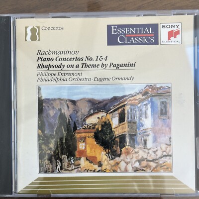 Rachmaninov Piano Concertos 1,4 Philippe Ormandy Sony | eBay