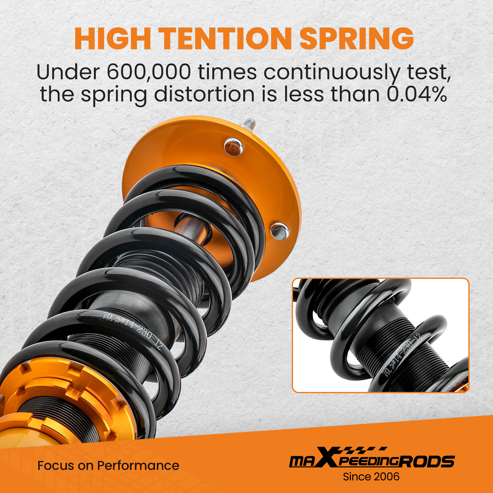 Maxpeedingrods Adjustable Lowering Coilover For Dodge Charger RWD 2006 ...