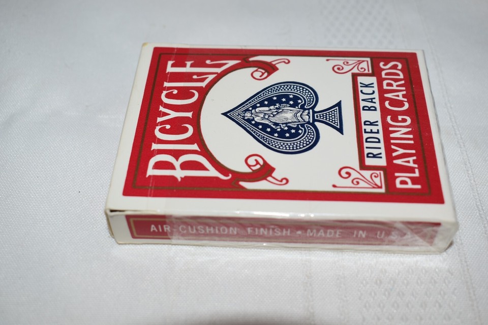 Bicycle Poker 808 Red Rider Back Playing Cards Deck Magic | eBay