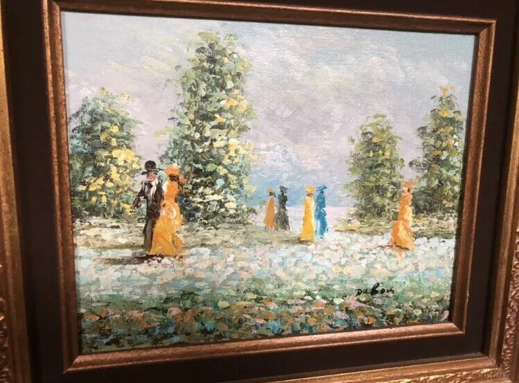 Impressionist Artist Dubois View Of Paris, 1885 Albert Dubois Pillet
