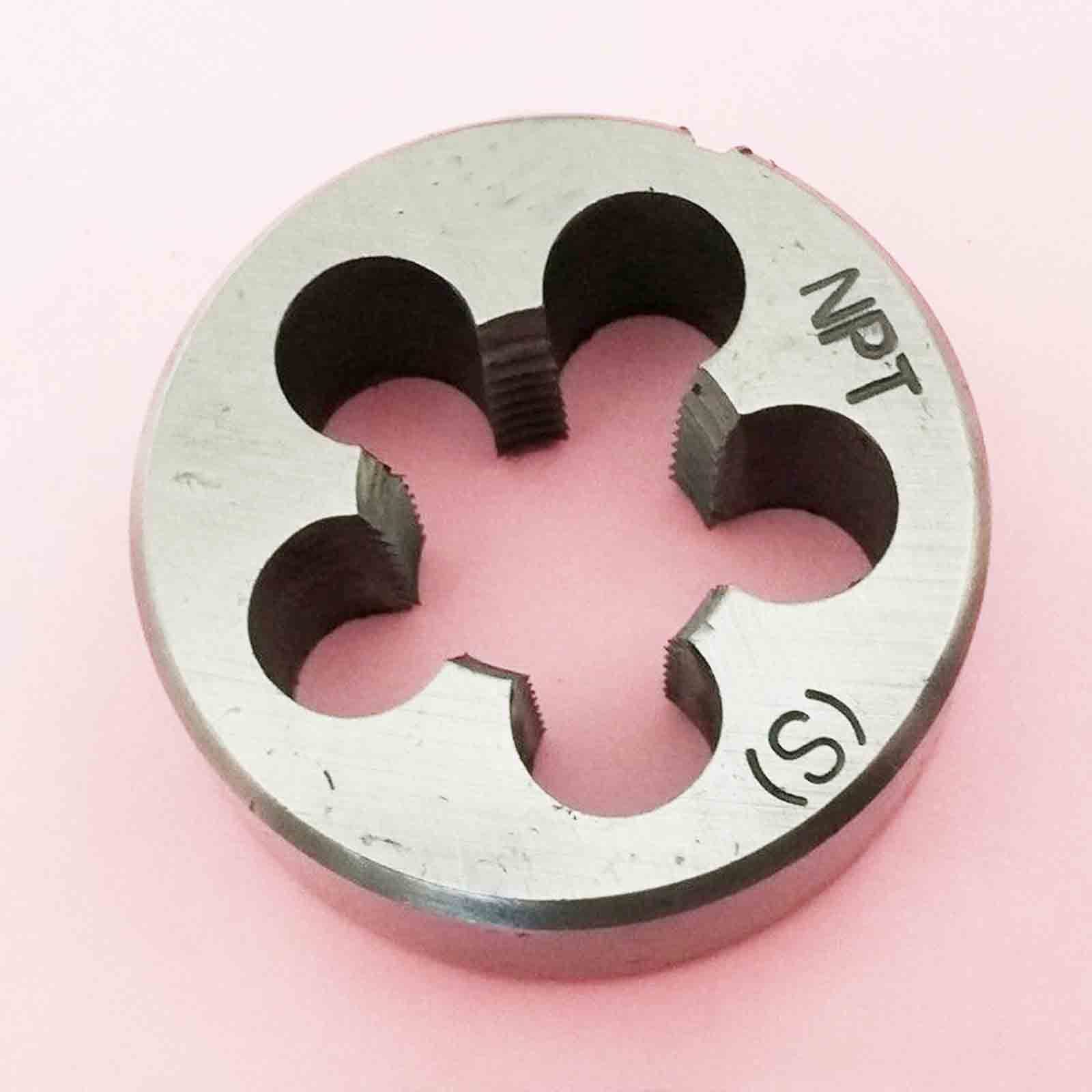 HSS 60° Tapered pipe thread NPT/Z 1/2" Plug Tap Die Threading Tool for ...