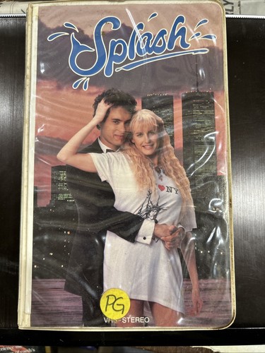 Splash VHS Clamshell 1984 - Tested Works - Tom Hanks Daryl Hannah | eBay