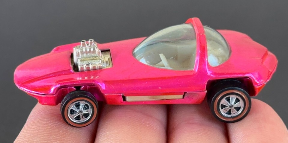 Vintage Hot Wheels Redline 1968 UNREAL Hot NUKE Pink Silhouette US ...