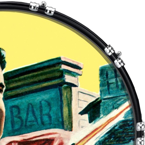 20" Custom Bass Kick Drum Front Head Graphic Graphical Wild West 91 | eBay