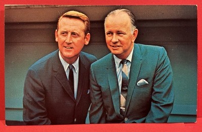Vin Scully & Jerry Doggett, Baseball Announcers LA Dodgers, Vintage ...