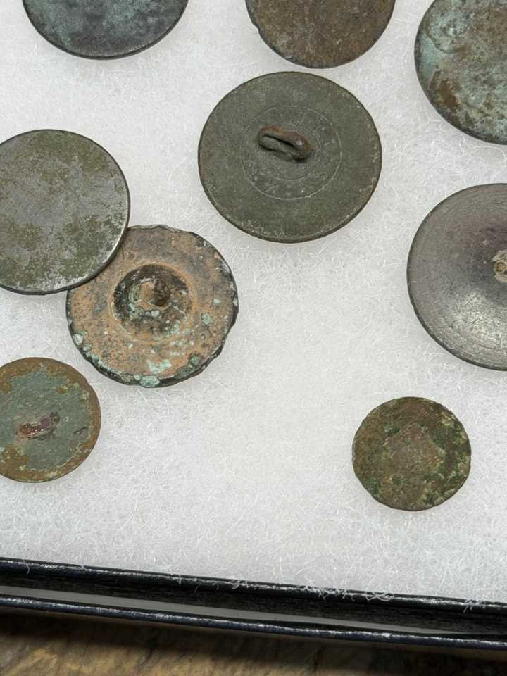 Lot Metal Detecting Finds Buttons 18th/19th Century Recovered PA. | eBay