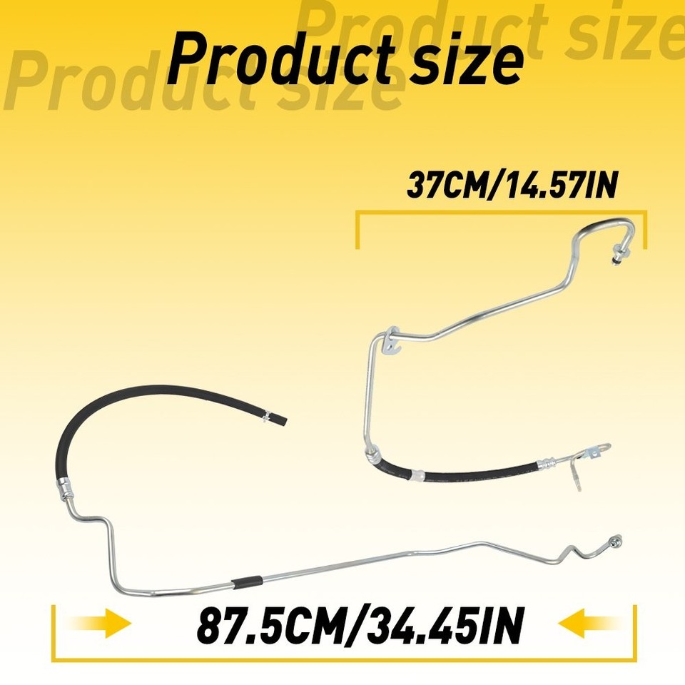 High & Low Pressure Power Steering Pipe Set For Ford Transit Custom 2.2 ...