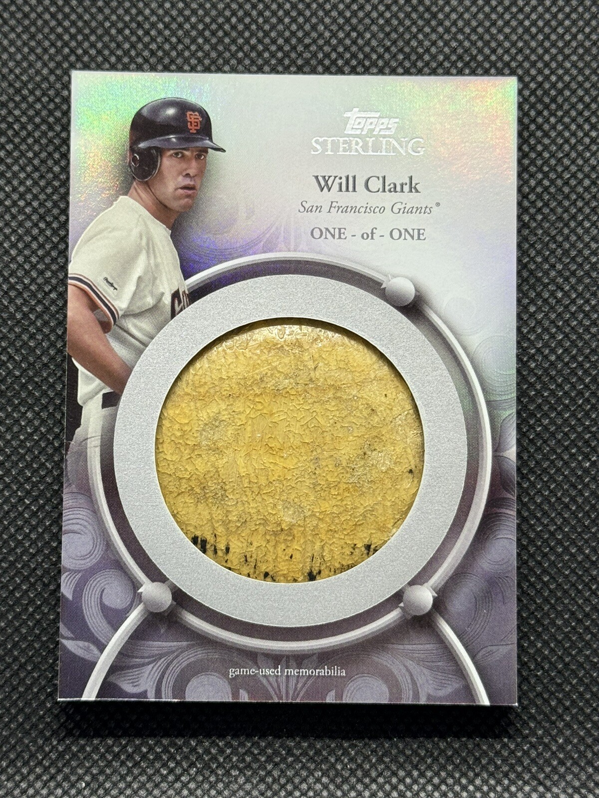 2024 Topps Sterling - Sterling Bat Knobs #SBK-WC Will Clark /1 (MEM ...