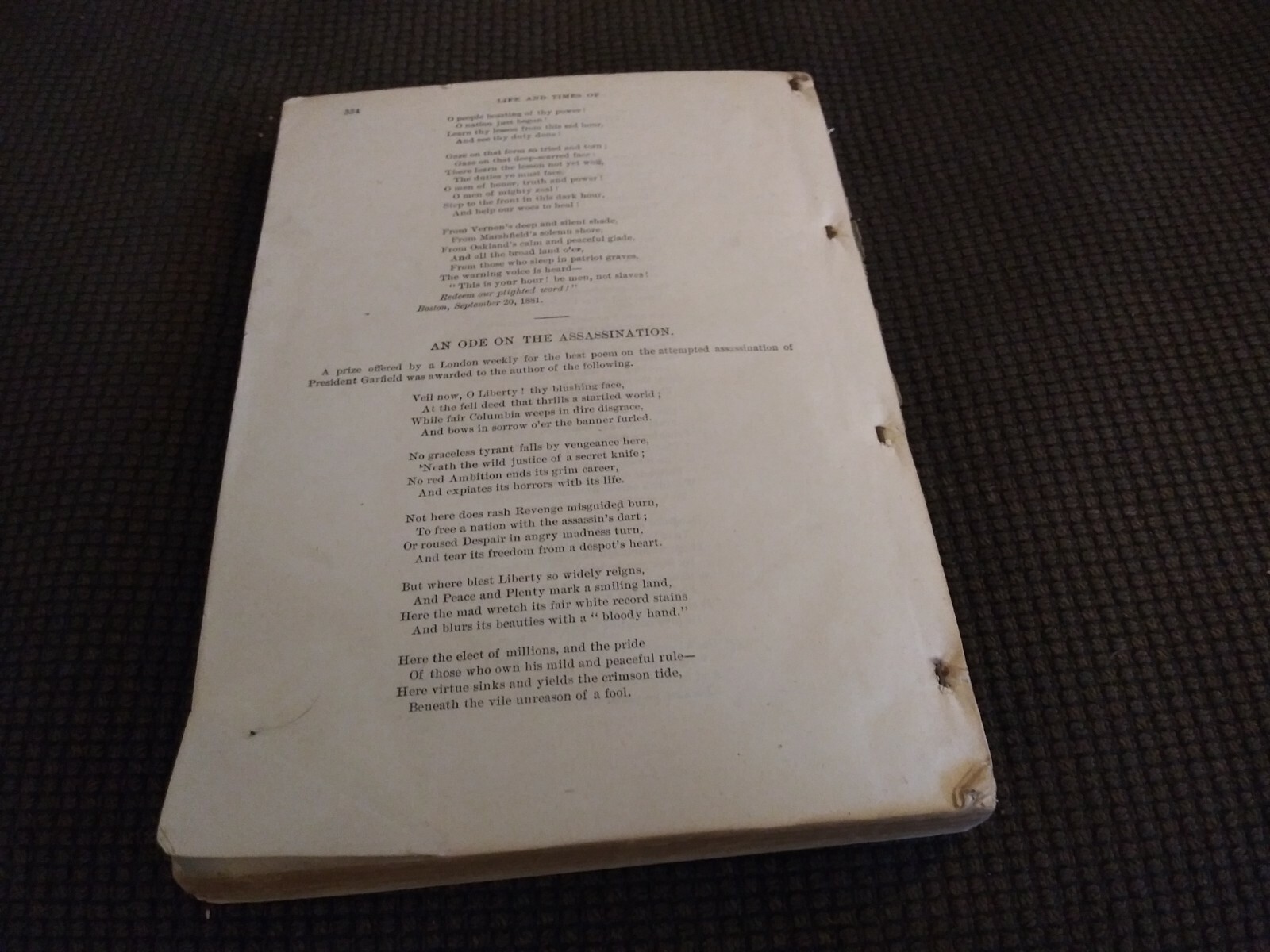 Life and Times of James Garfield A. D. Hosterman Presidential Biography ...