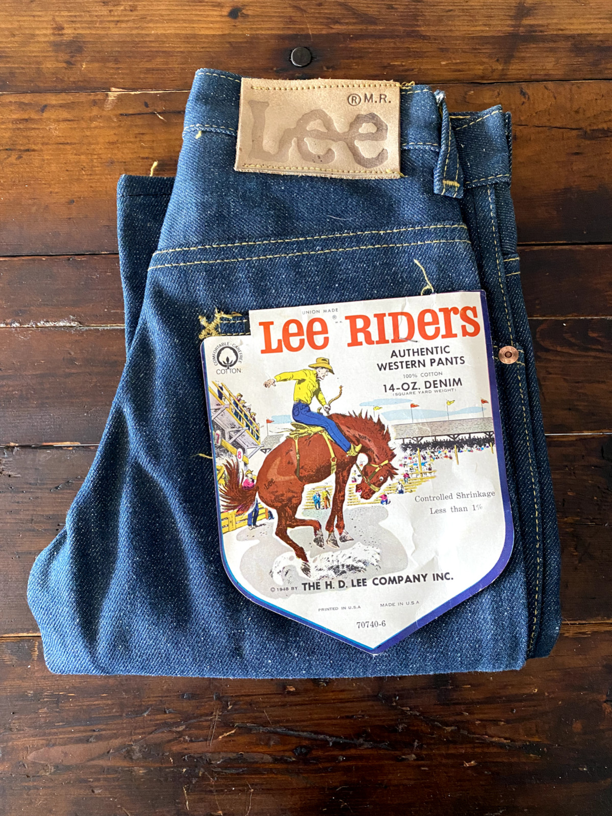 Vintage Deadstock 1960s Lee Riders Side Label Kids Si… - Gem