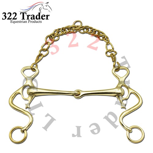Royal Portuguese Horse Mouth Bit - S Cheek Shanks Bits - Horse Bits ...
