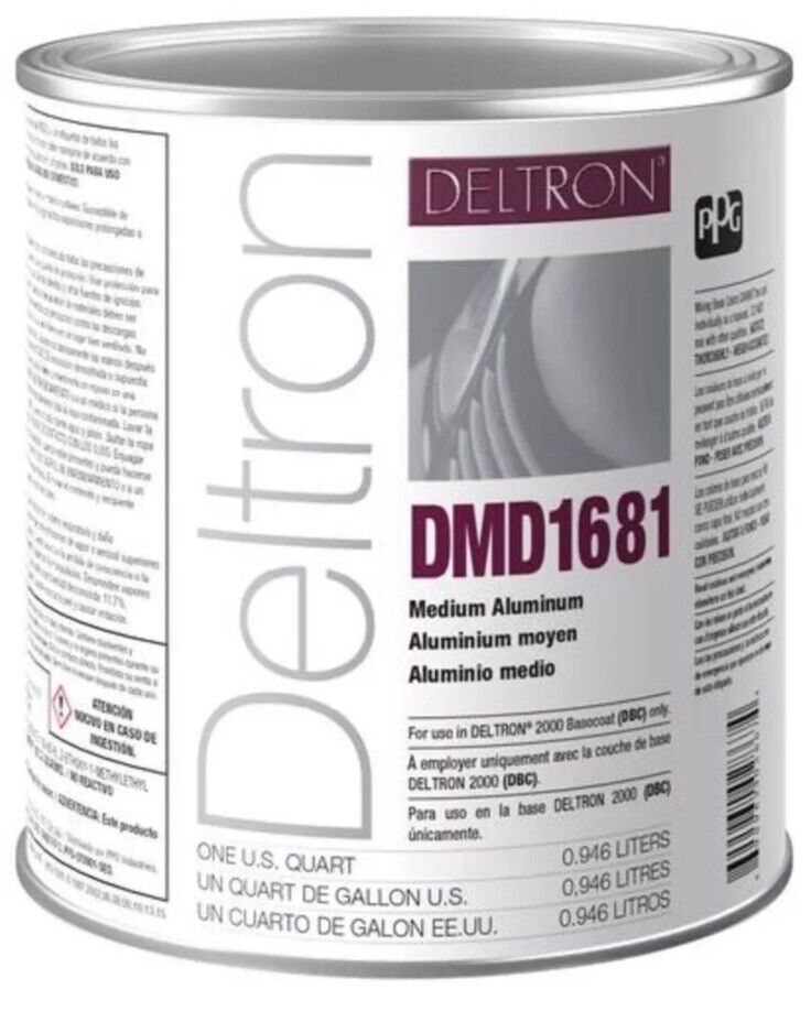 PPG Deltron NXT Dmd1681 Refinish Deltron 1 Quart Medium Aluminum for ...