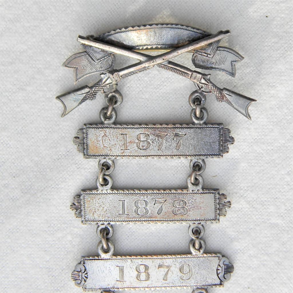 1877-1879 14th Brooklyn Chasseurs NY National Guard Rifle Marksman ...