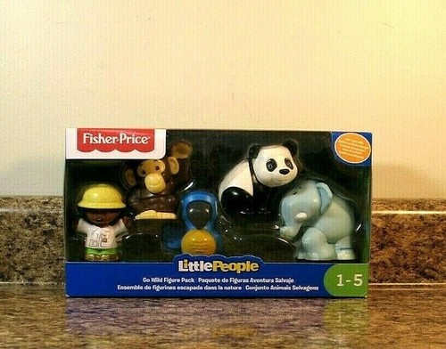Fisher-Price Little People Go Wild Figure Pack Safari 5 Piece New | eBay