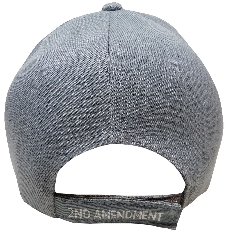 2nd Amendment Americas Original Homeland Security Grey Gray Embroidered ...