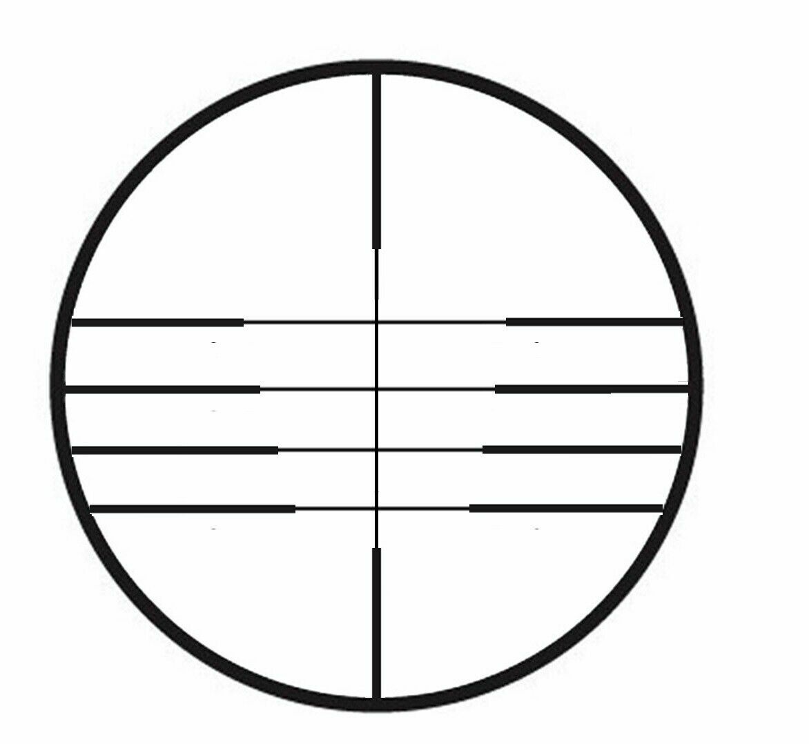 4X32 Compact Archery Crossbow Multi Range Reticle Scope Come with Ring ...