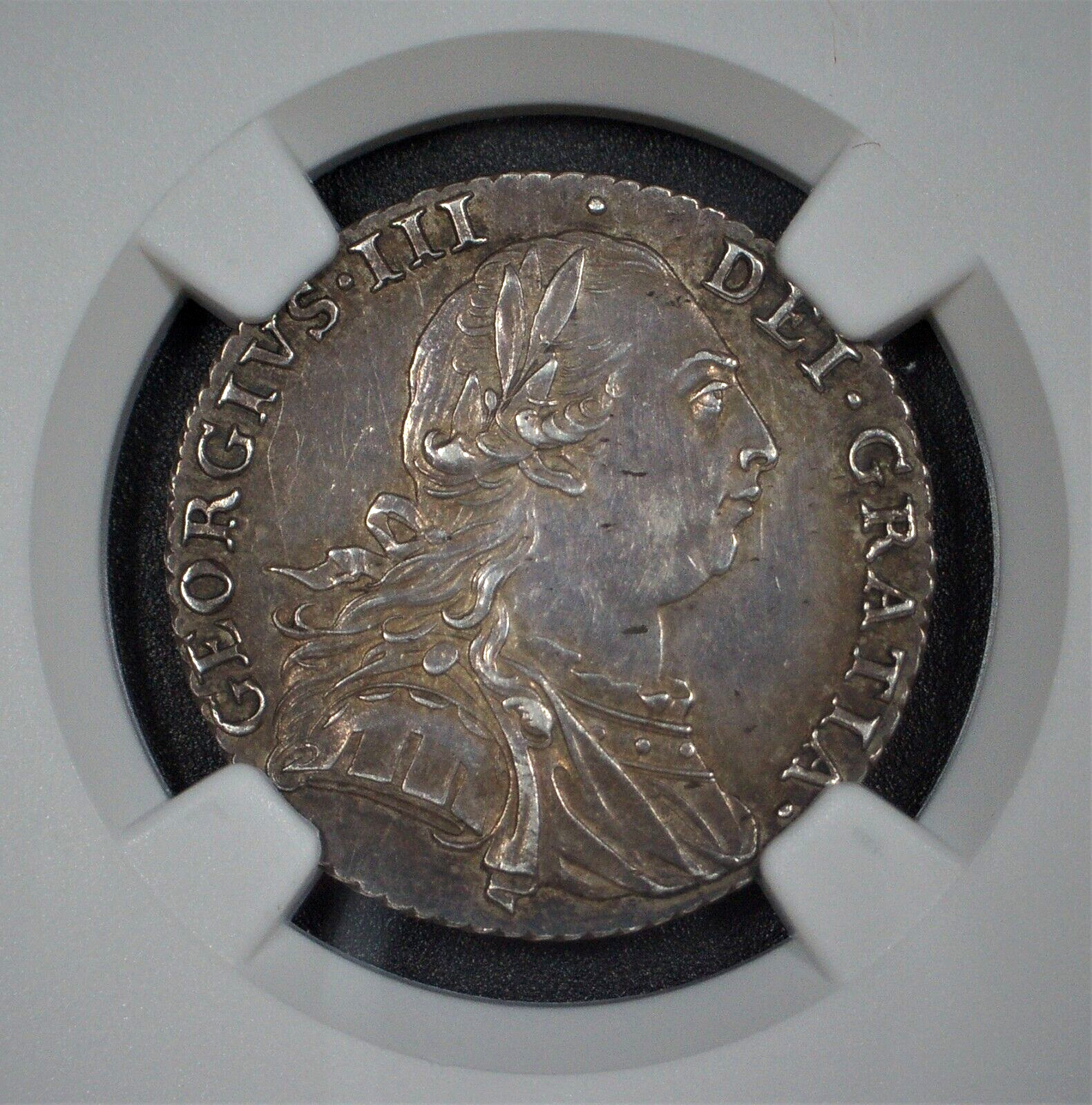 Superb AUNC 1787 George III Shilling. | Grelly UK