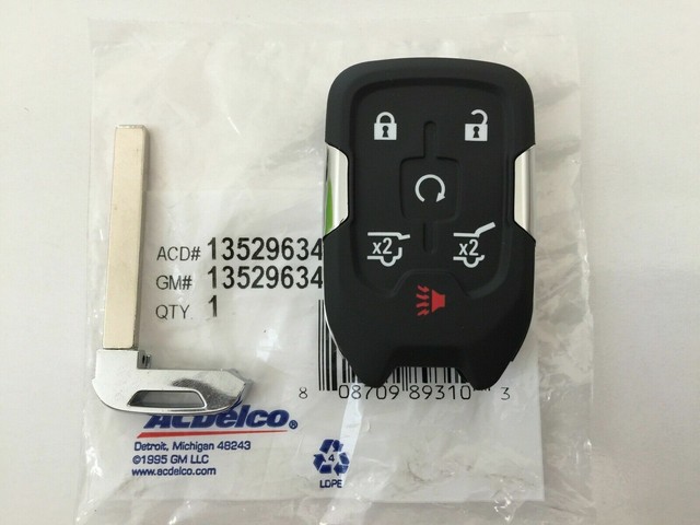 OEM 2015 - 2020 Chevrolet Tahoe Remote Start Smart Key Fob 13529634 ...