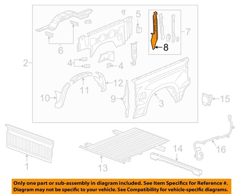 GM OEM Left-Front Pillar 23403597 | eBay