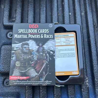 Dungeons & Dragons: Spellbook Cards: Martial Powers & Races | eBay