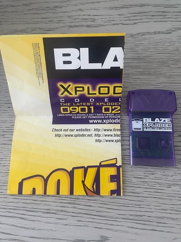 Blaze Xploder GB Nintendo Game Boy Color Game Cheat Cartridge | eBay