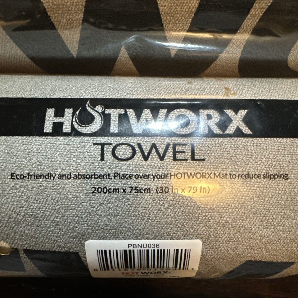 Hotworx Yoga Mat Grip Towel 79x30 Mat Hot Yoga HotWorks Mat Non Slip ...