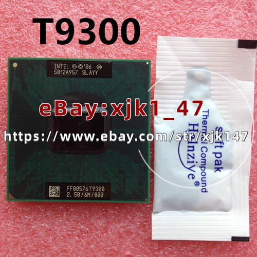 Free shipping Intel Core 2 Duo T9300 2.5G/6M/800 Mobile CPU Processor ...