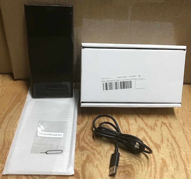 Samsung Galaxy S22 Ultra 128GB S908U Fully Factory Unlocked Black | eBay