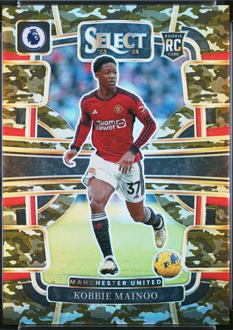 2023-24 Panini Select Premier League - Terrace Kobbie Mainoo #70 Camo ...