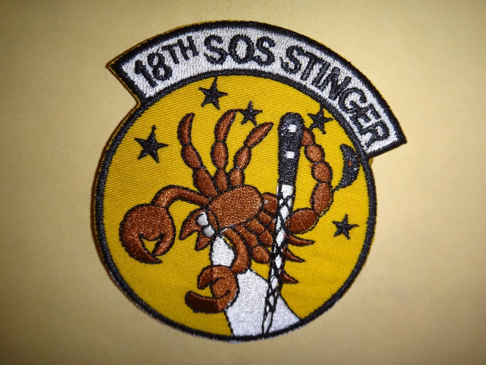 Vietnam War USAF 18th Special Operations Squadron SOS STINGER Patch | eBay