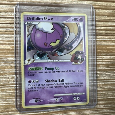Drifblim 3/147 Holo Swirl Rare Platinum Supreme Victors 2009 Pokémon LP ...