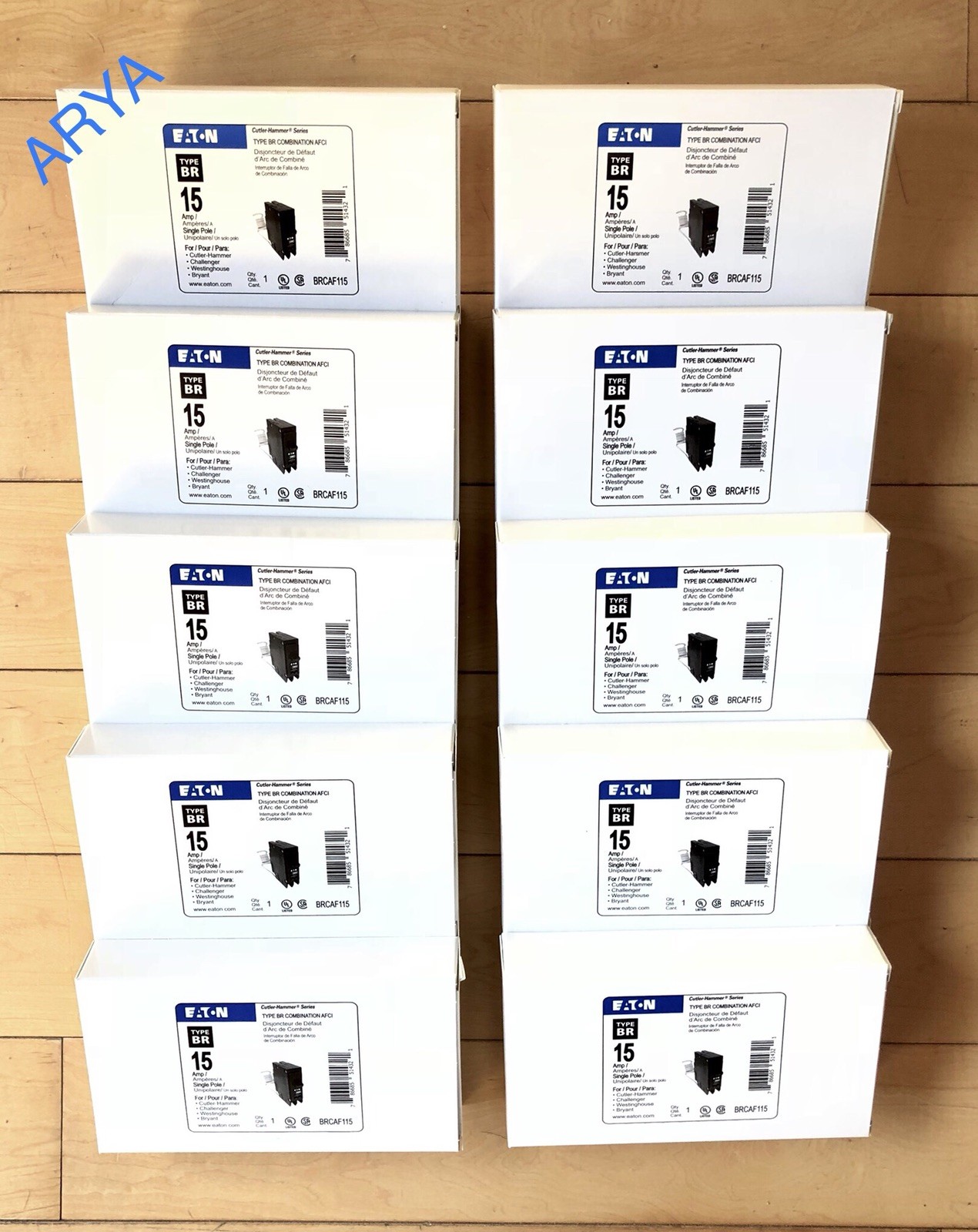 (10 Pcs) Eaton Cutler Hammer Series BRCAF115 BRN115AF Combination ...