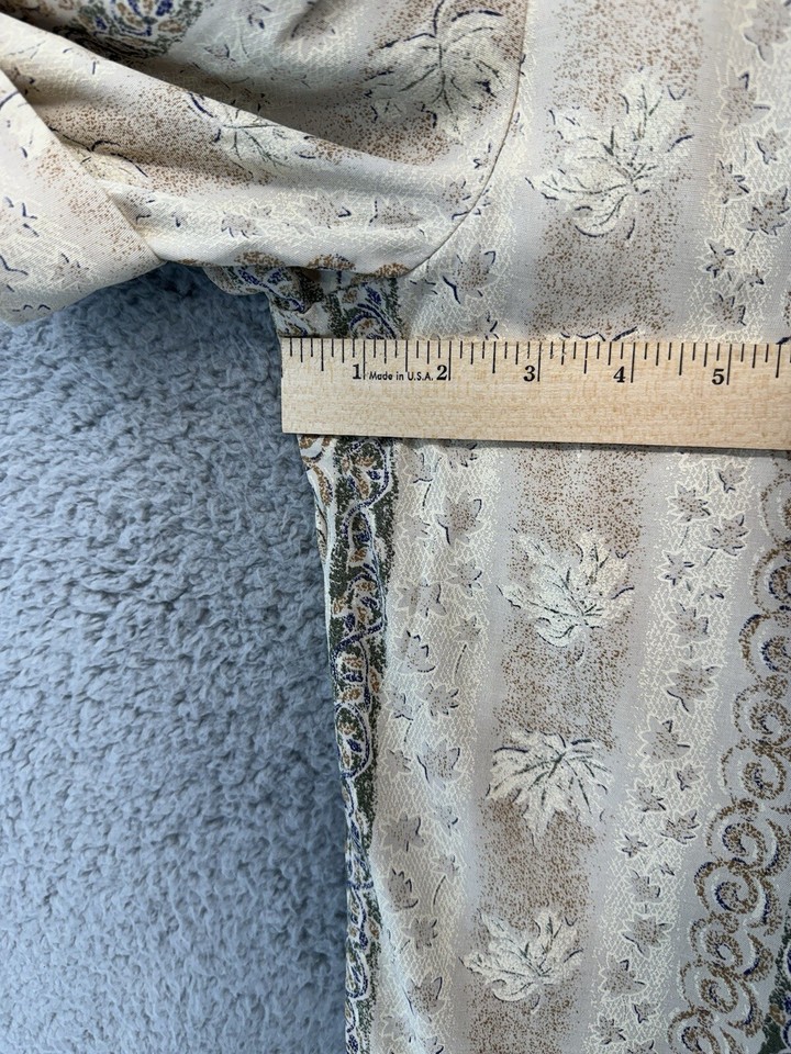 Tori Alexander Button-Down Foliage Blouse Women’s Size 12P Vintage | eBay