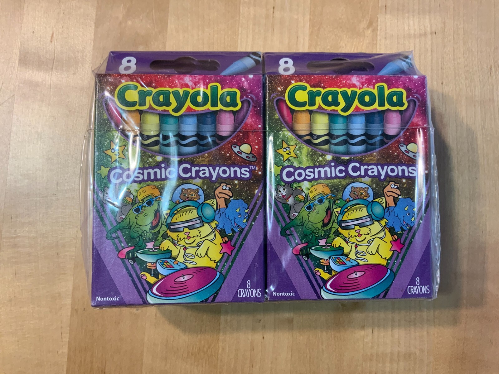 96 Crayola COSMIC Crayons Colors Awesome New Colors 12 packs of 8 ...