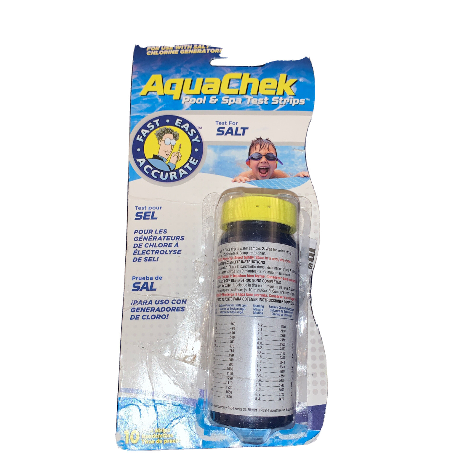 New AquaChek Pool and Spa Salt Test Strips 561141A - Exp. 06/2023 | eBay