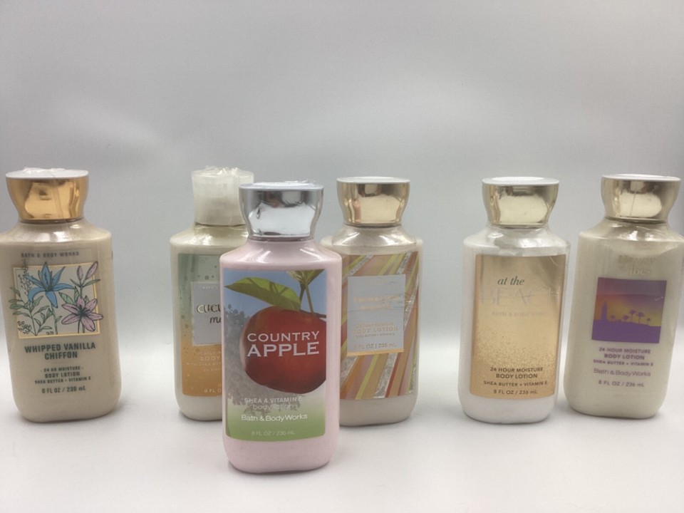 Bath Body Works 24 Hr Moisturure Body Lotion Mix Scent Set 6 Pcs | eBay