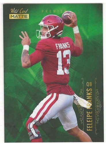 FELEIPE FRANKS RC 2021 Wild Card Green Chase Matte ROOKIE #MBC27 Falcon ...
