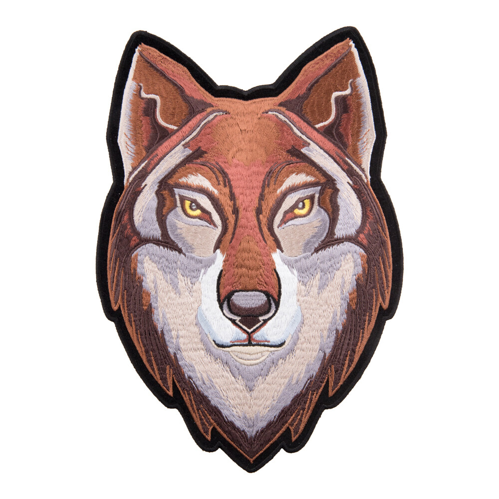 Brown Eastern Timber Wolf Patch, Canine Back Patches | eBay