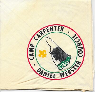 Camp Carpenter Neckerchief Daniel Webster Council Boy Scouts of America ...