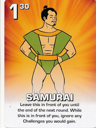 SAMURAI DC Comics Challenge of the Superfriends Game card BATMAN ROBIN ...