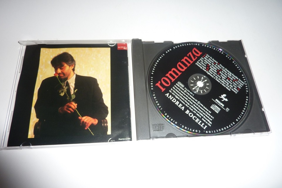 ROMANZA Andrea Bocelli CD Phillips 1997 Opera VG/EX Disc 731453920729 ...