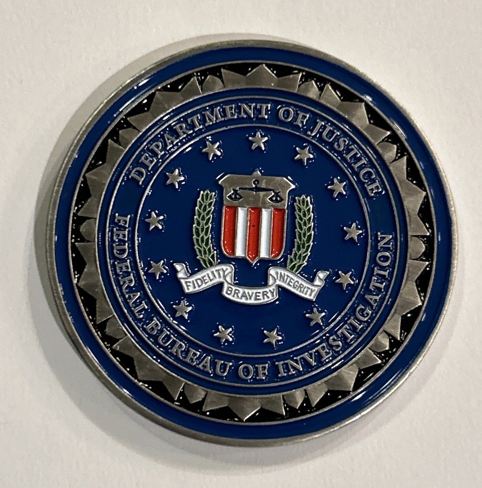 FBI HQ Information & Technology Branch Division Challenge Coin | eBay