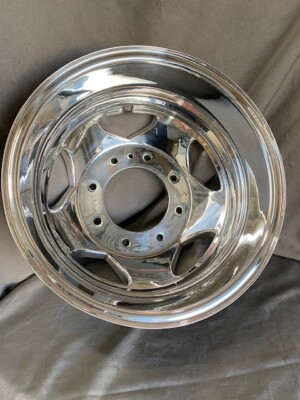 17" Chevy/GMC 5520 22791555 Dually Polished REAR Wheel | 8x210 | 5 ...