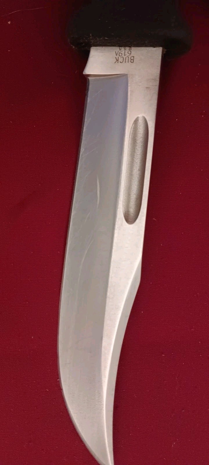 Buck 619 Woodmate Fixed Blade Knife Rubber Handle | eBay