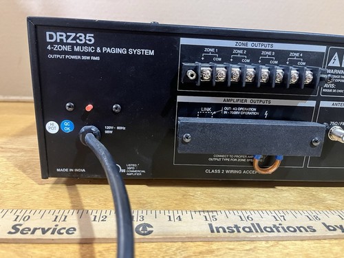 Bogen DRZ35 4 Zone Music and Paging System Working | eBay
